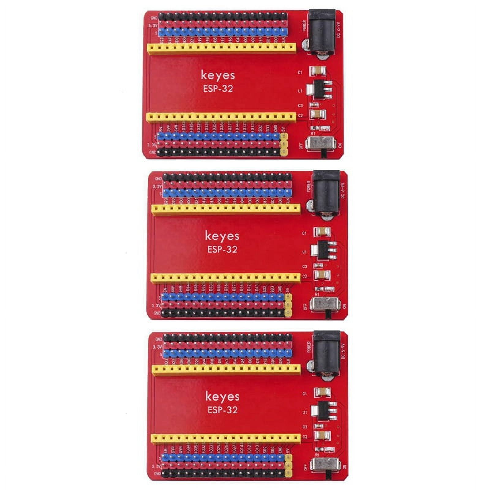 3X ESP32-IO Expansion Board Compatible with the Keyes ESP32 Core Board for - Walmart.com