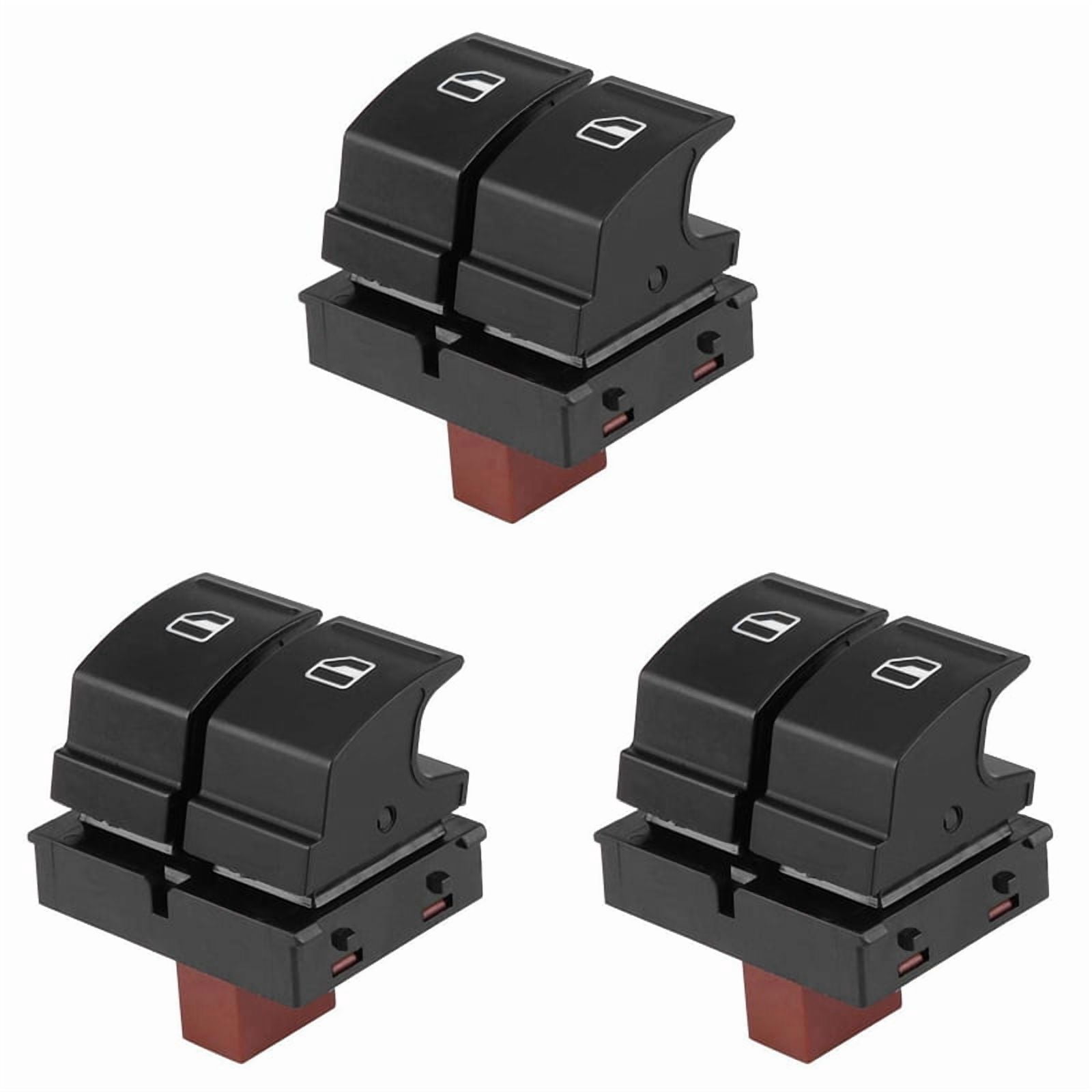 3X Electric Power Window Switch Button 1Z0959858 Fit for 2 1Z Roomster ...