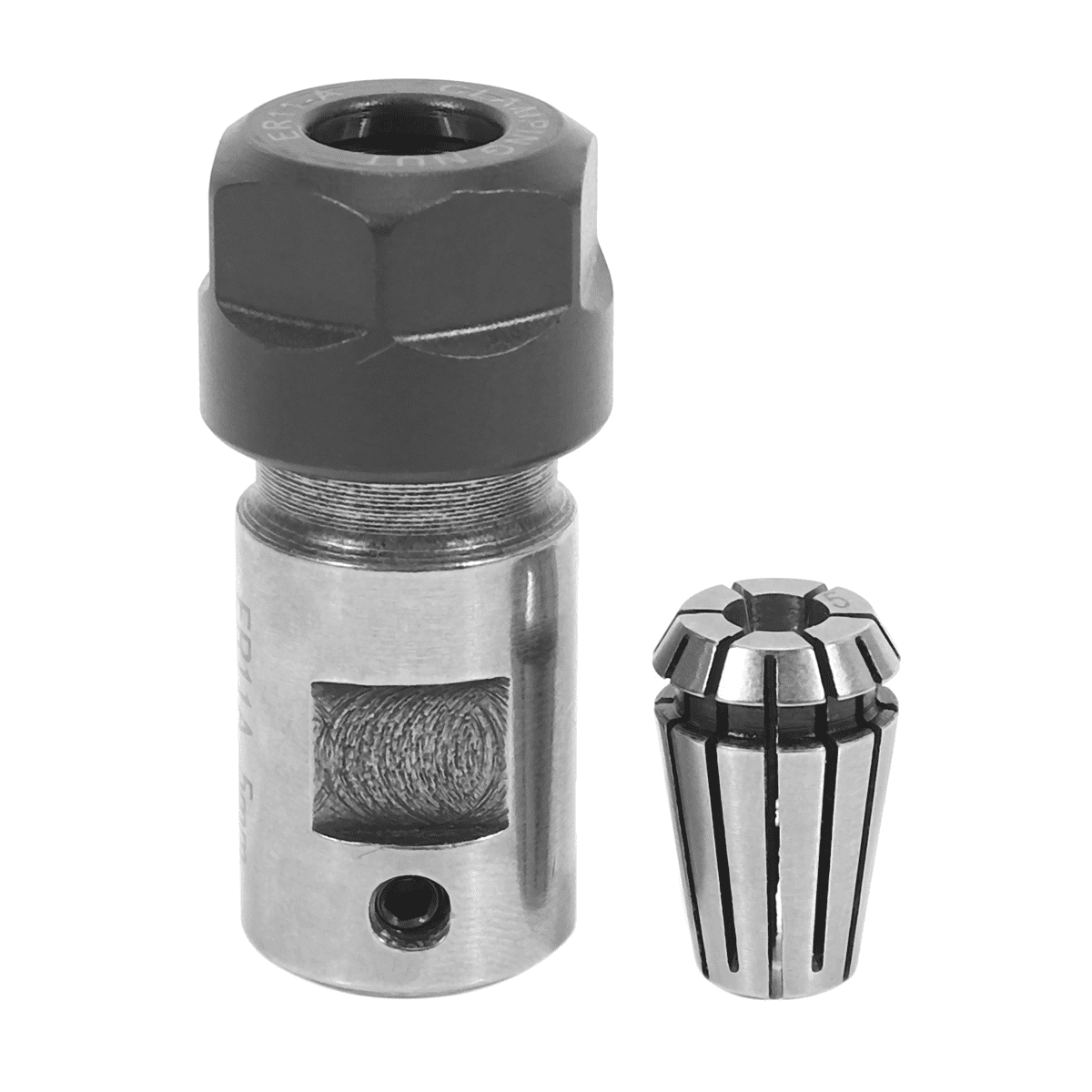 3X Er11 5Mm Motor Shaft Collet Chuck Spindle Extension Rod Inner + Er11 ...