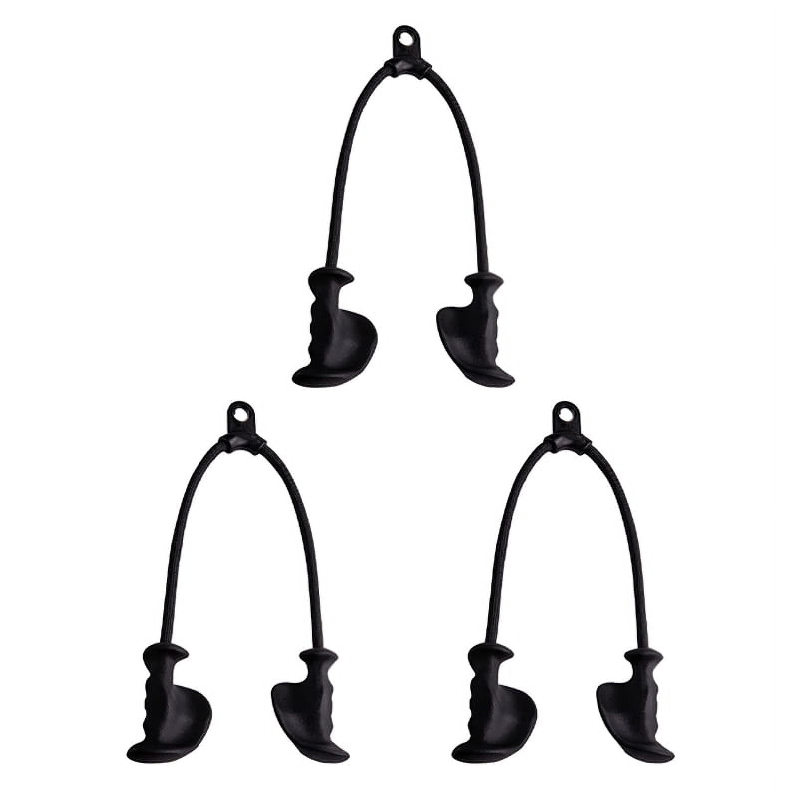 3X Ergonomic Triceps Rope Pull Down with Anti-Slippery Natural Rubber ...