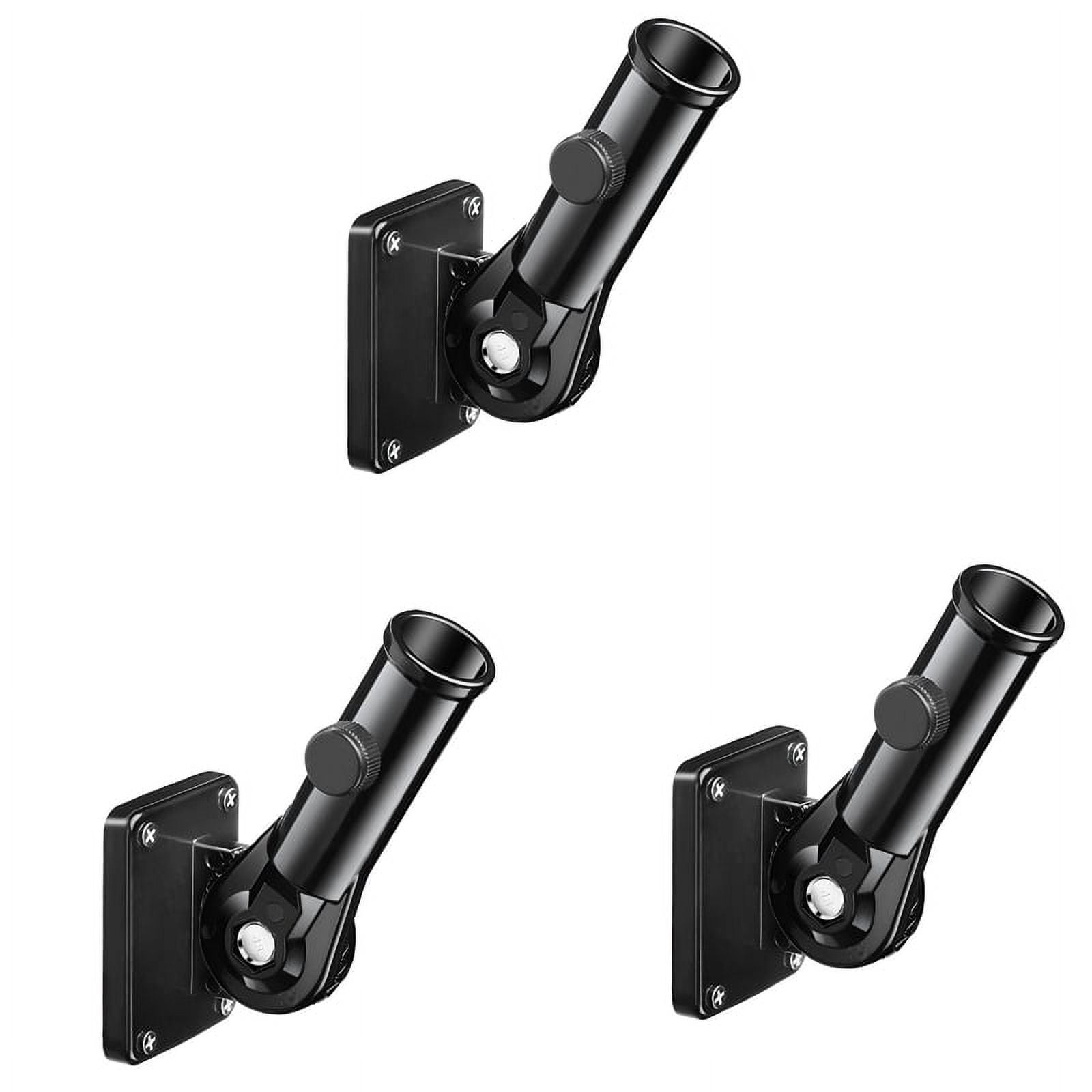 3X Flag Pole Holder Mounting Bracket Adjustable Flagpole Rod Hitch ...