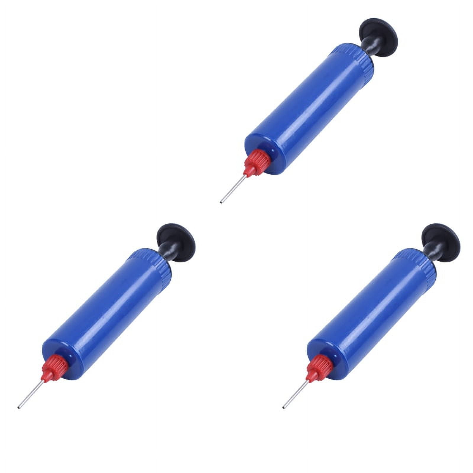3X Football Soccer Inflatable Ball Hand Pump with Needle Blue - Walmart.com