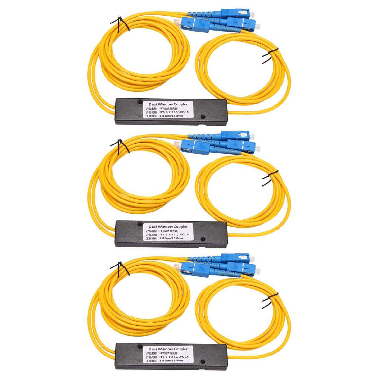 3X Ftth SC 1X2 Plc Singlemode Fiber Optical Splitter Fbt Optical ...