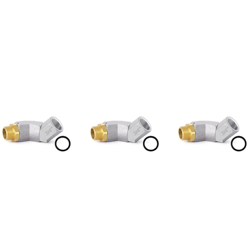 3X Fuel Hose Swivel 360 Rotating Connector for Fuel Nozzle Multi Plane ...