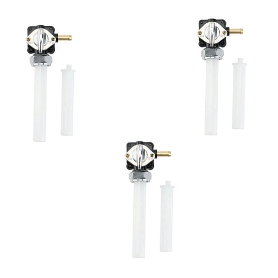3X Fuel Valve Petcock with Male Thread Features 61338-94D for FLST ...