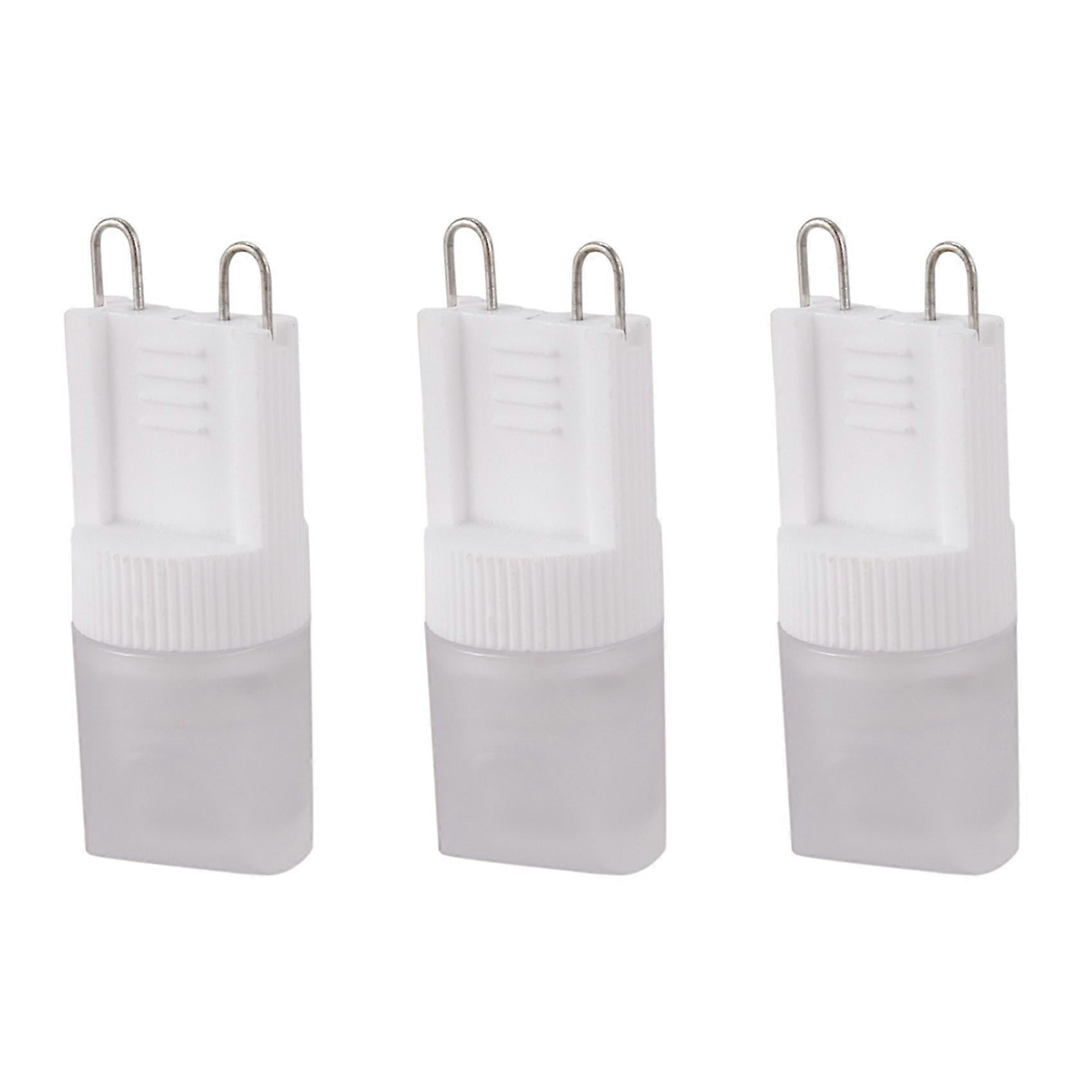 3X G9 Warm White 1 LED Bulb Spot Light Lamp 1W AC 220V-240V High Power ...
