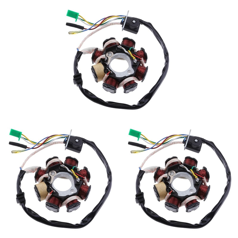 3X GY6 Engine Stator Generator Coil 157QMJ for GY6 Engine 125Cc 150Cc ...