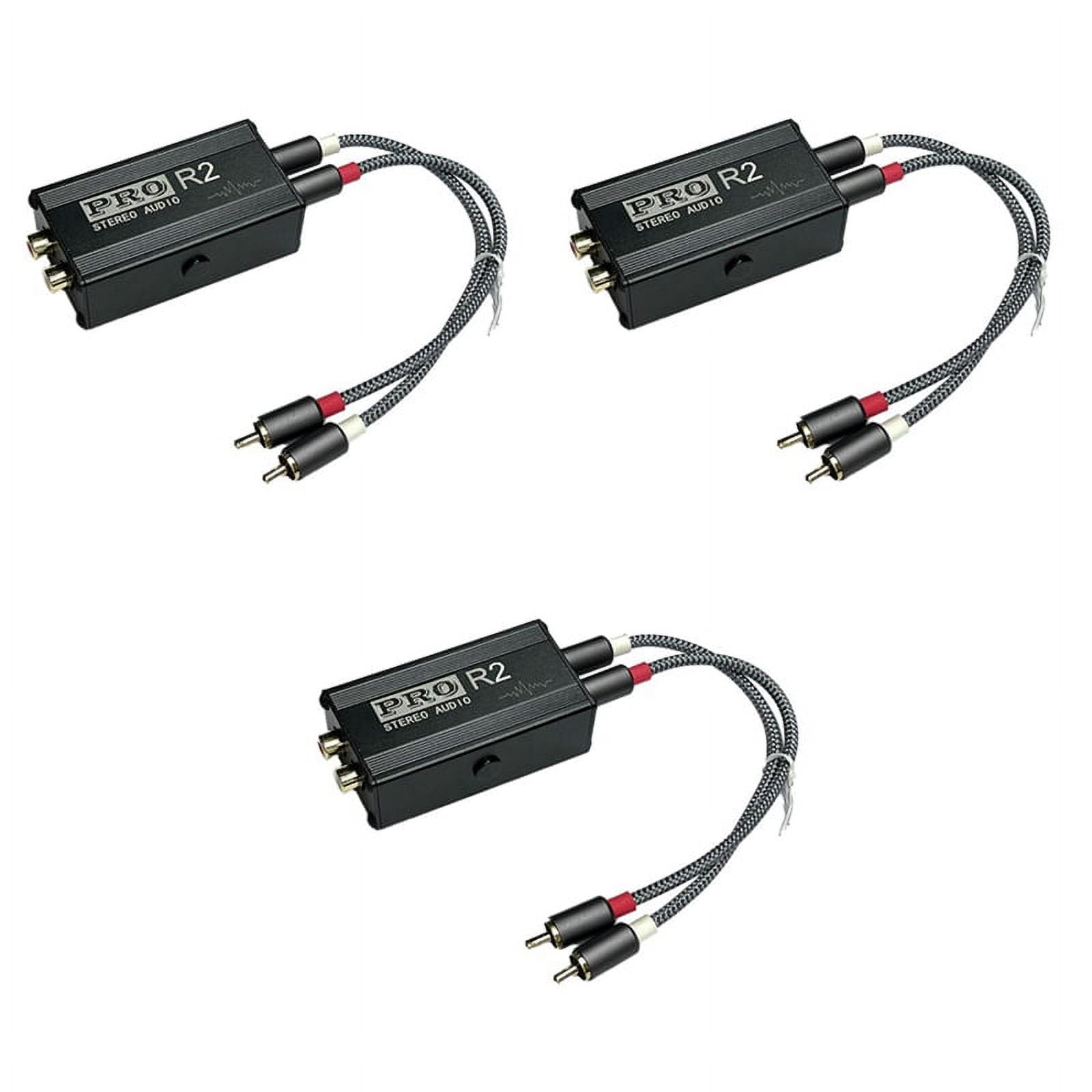 3X Ground Loop Audio Isolator Audio Noise Filter Noise Suppressor ...