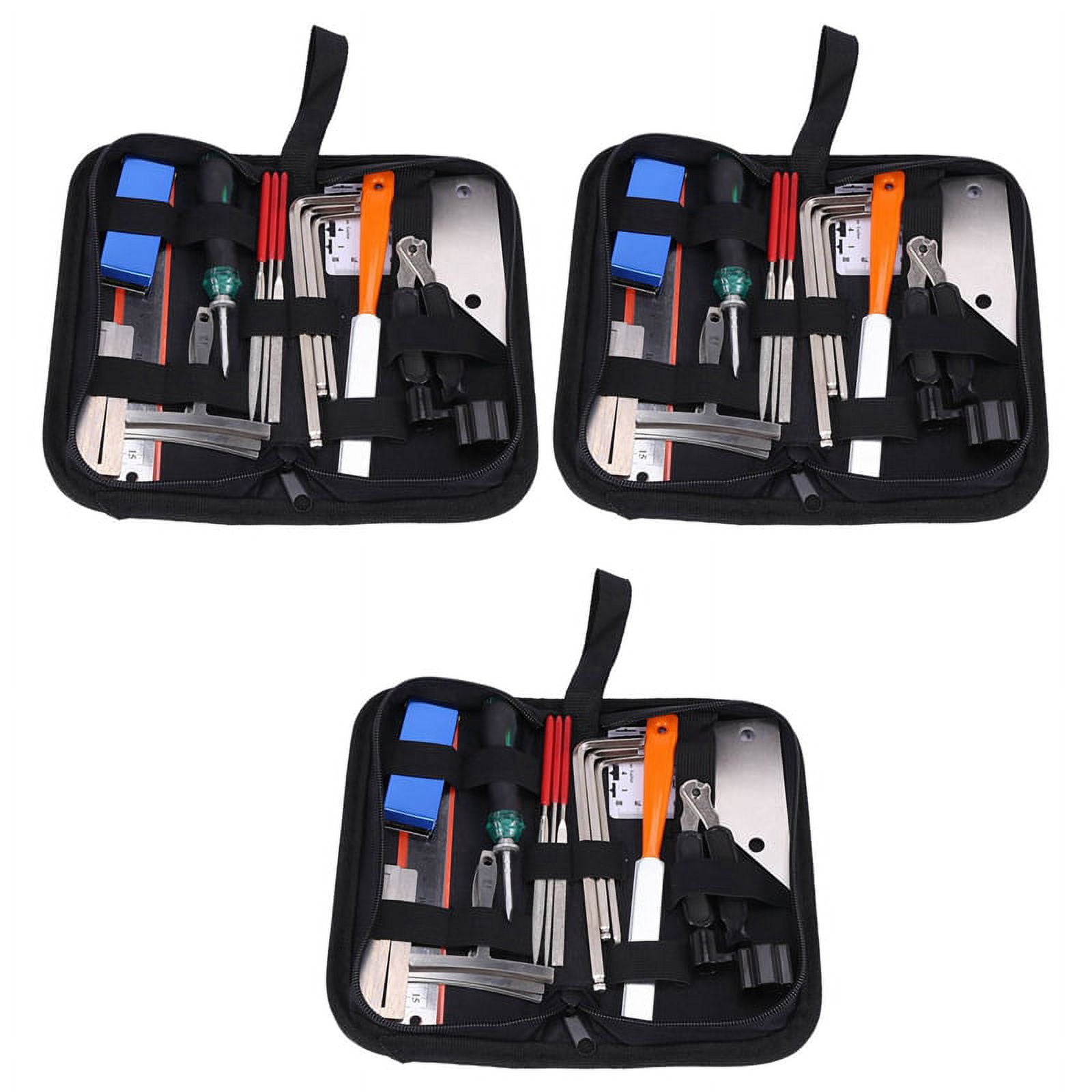 3X Guitar Tool Kit Repairing Maintenance Tools String Organizer String ...