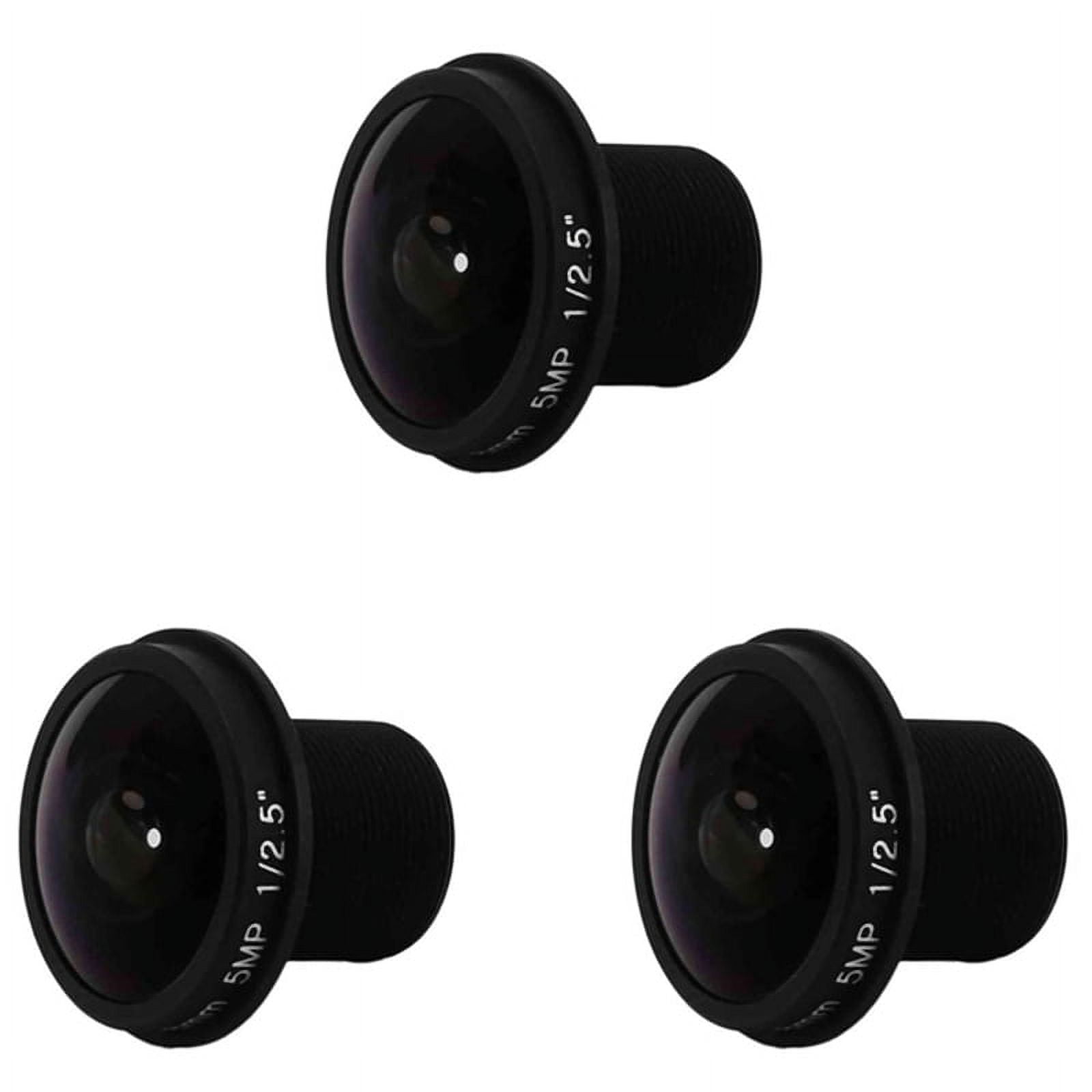 3X HD Fisheye Cctv Lens 5MP 1.8mm M12X0.5 Mount 1/2.5 F2.0 180 Degree ...