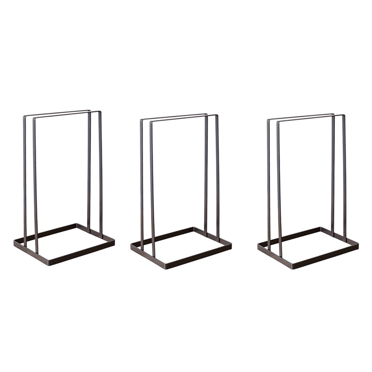 3X Hanger Storage Organizer, Hanger Stacker Rack for Laundry Closet ...