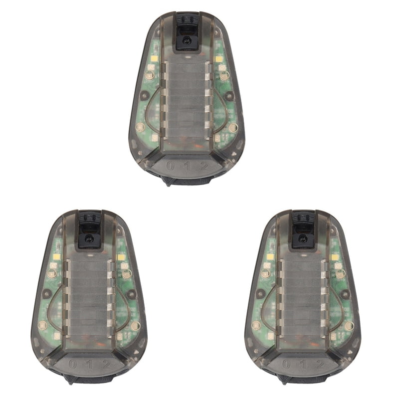 3X Helmet Survival Beacon Light Helmet Strobe Light Survival Safety IR ...