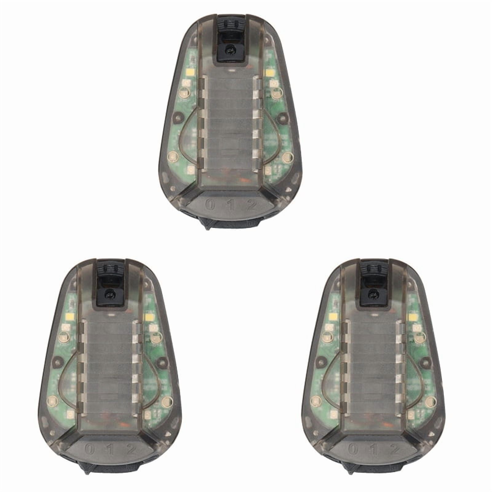 3X Helmet Survival Beacon Light Helmet Strobe Light Survival Safety IR ...