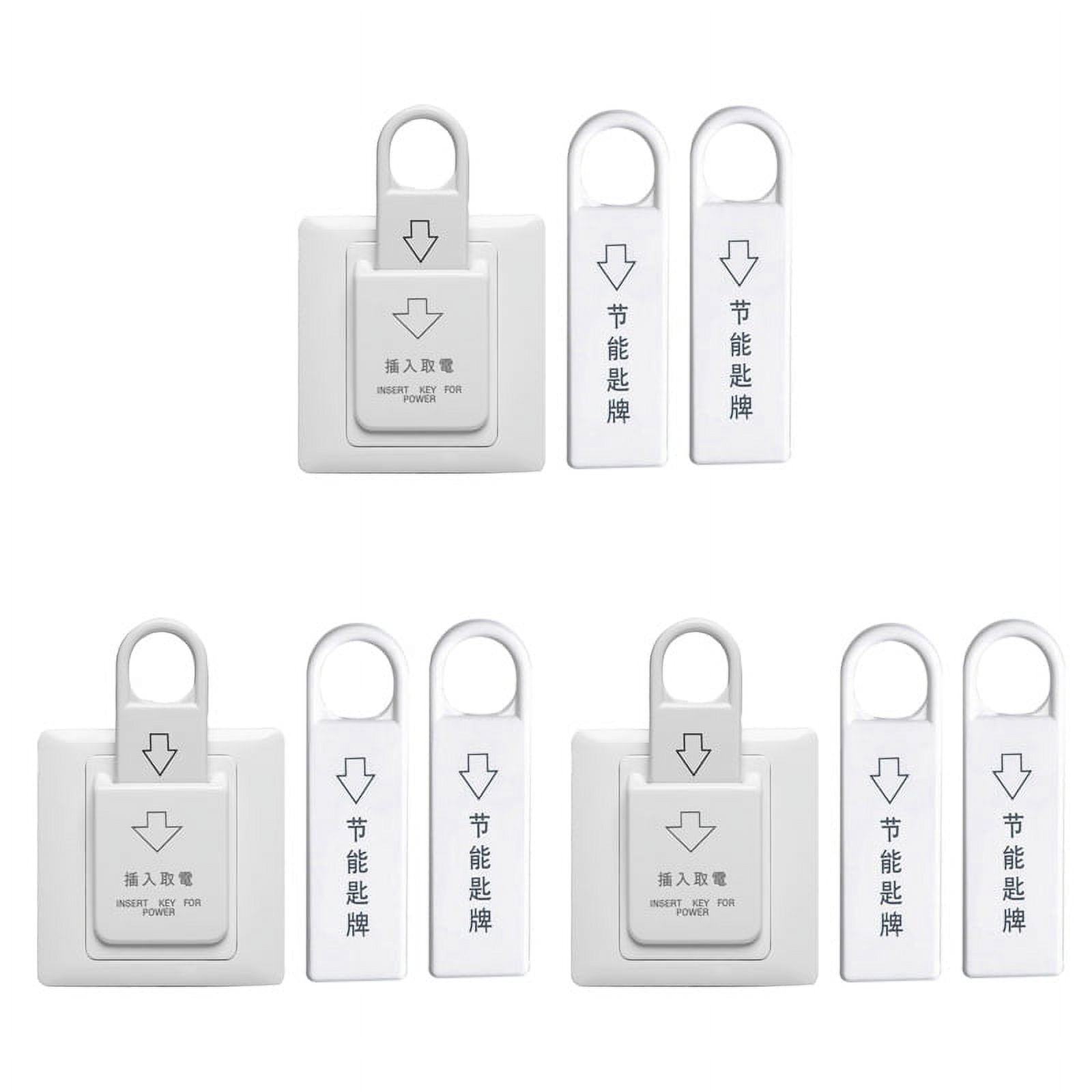 3X High Grade Hotel Magnetic Card Switch Energy Saving Switch Insert ...