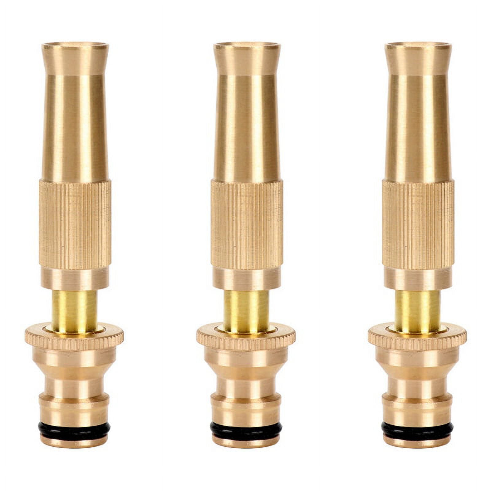 3X High Pressure Hose Nozzle Heavy Duty , Brass Water Hose Nozzles for ...