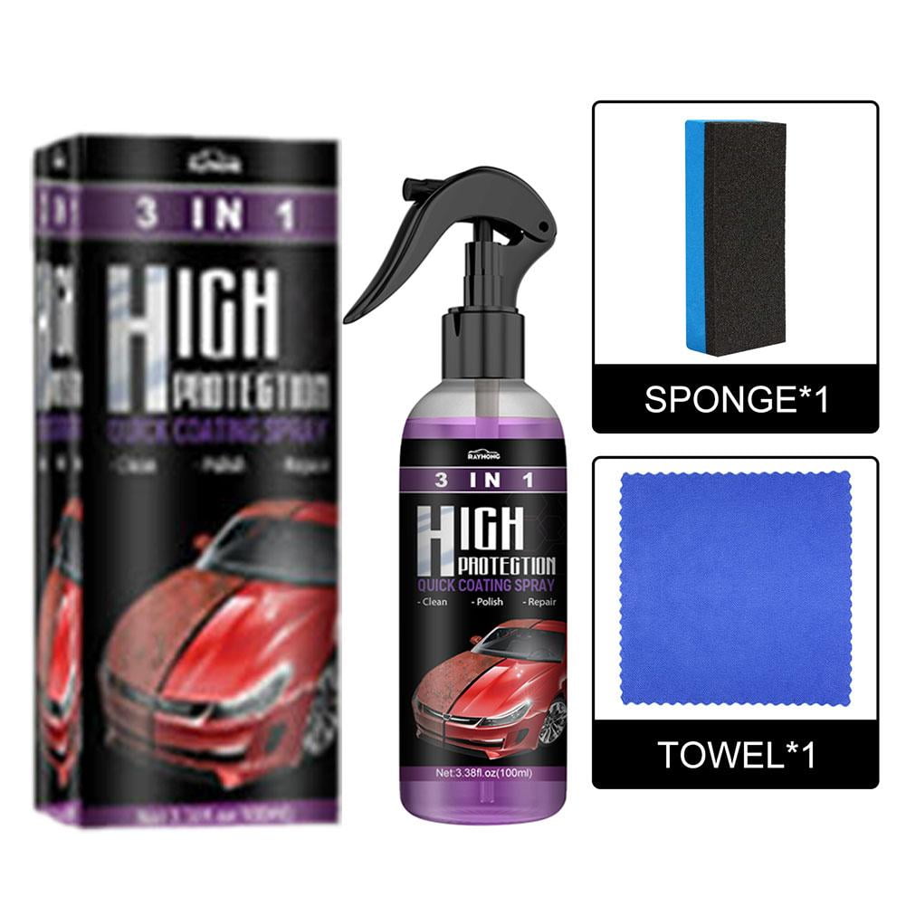3X High Protection Quick Car Coat Ceramic 3 in 1 Coating-Spray-Hydrophobic UK- J5P3 - Walmart.com