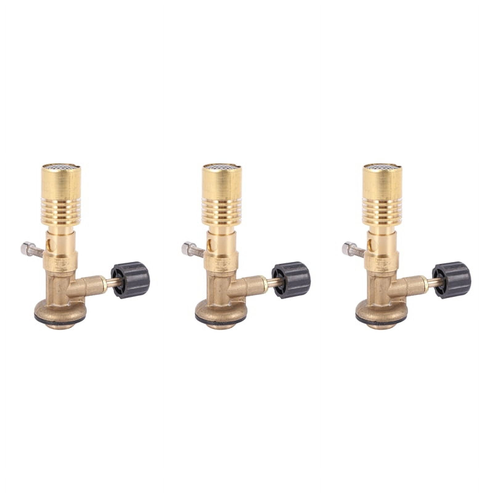 3X High Temperature Brass Gas Turbo Torch Propane Weld Plumbing ...