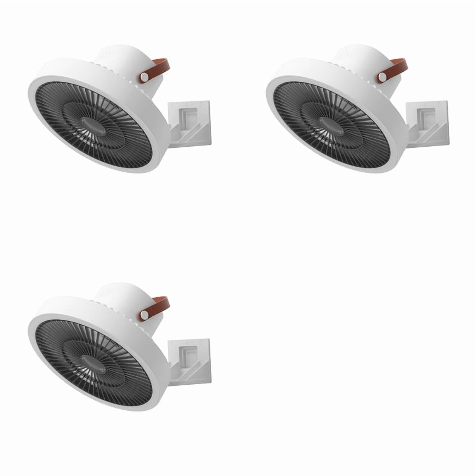 3X Household Wall-Mounted Small Fan Charging Multi-Functional ...