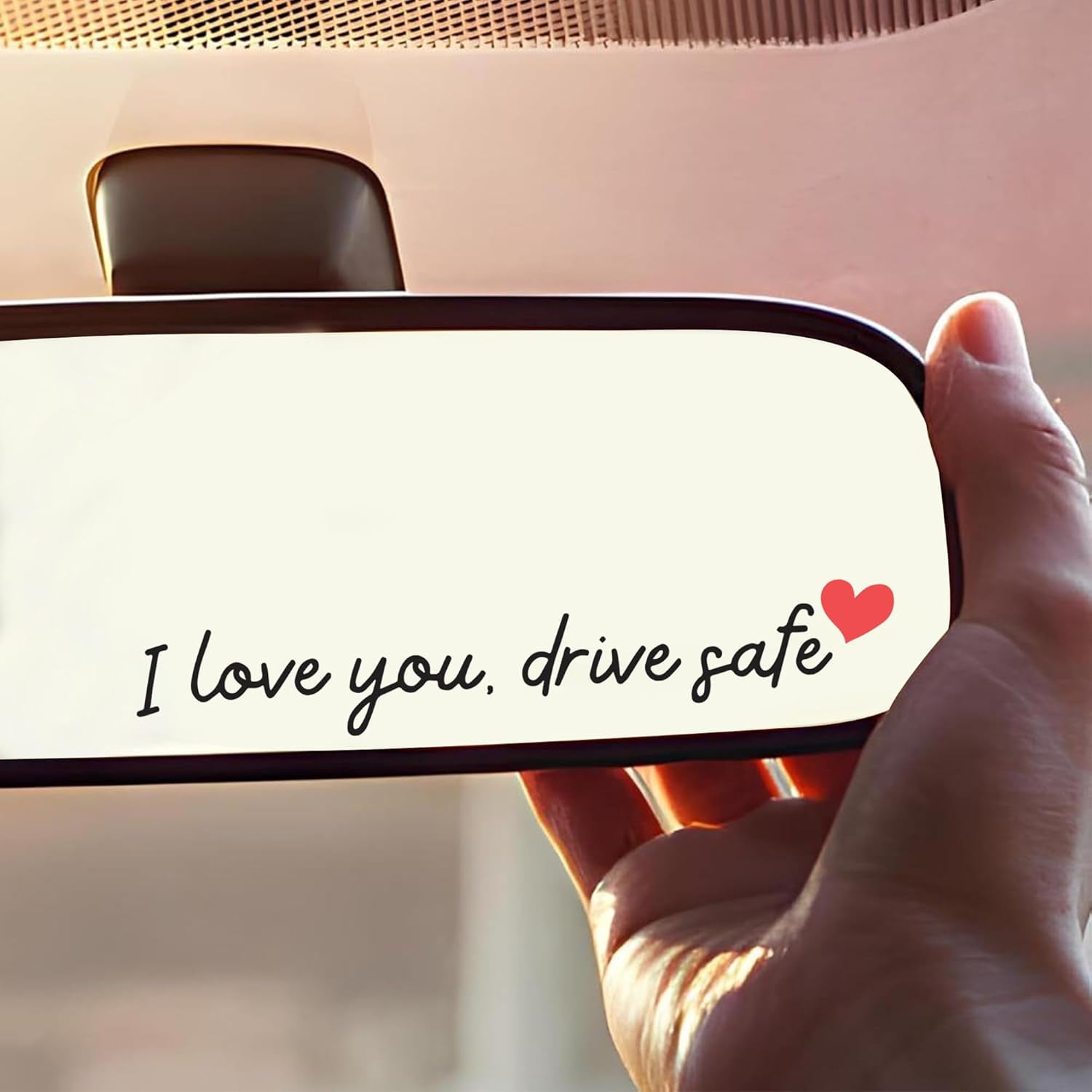 3X I Love You Drive Safe Mirror Sticker, Cute Stickers for Womens, for ...