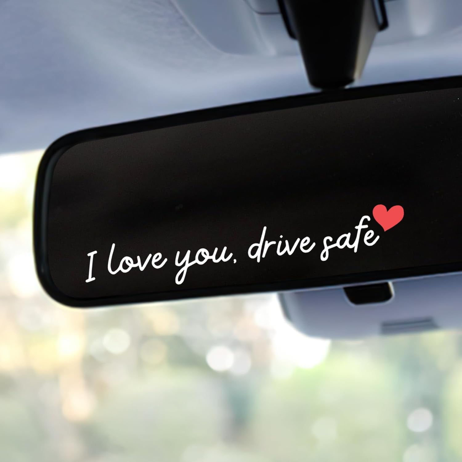 3X I Love You Drive Safe Mirror Sticker, Stickers for Women, Automotive ...