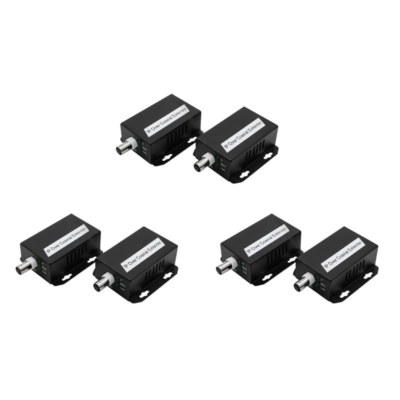 3X IP Network to Coaxial Extender Transfer From Net Cable Transmission ...