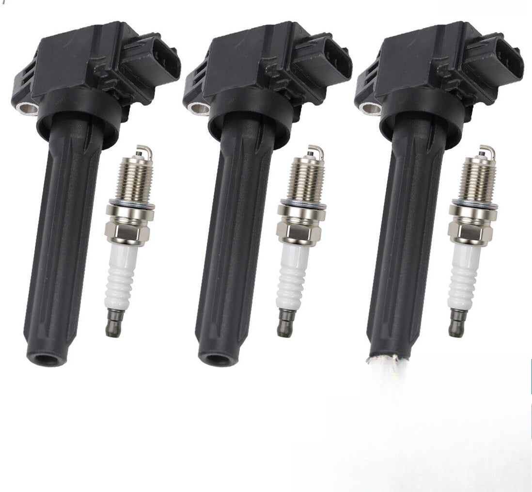 3X Ignition Coil +3 Spark Plug For 14-21 Mitsubishi Mirage G4 1.2L L3 ...