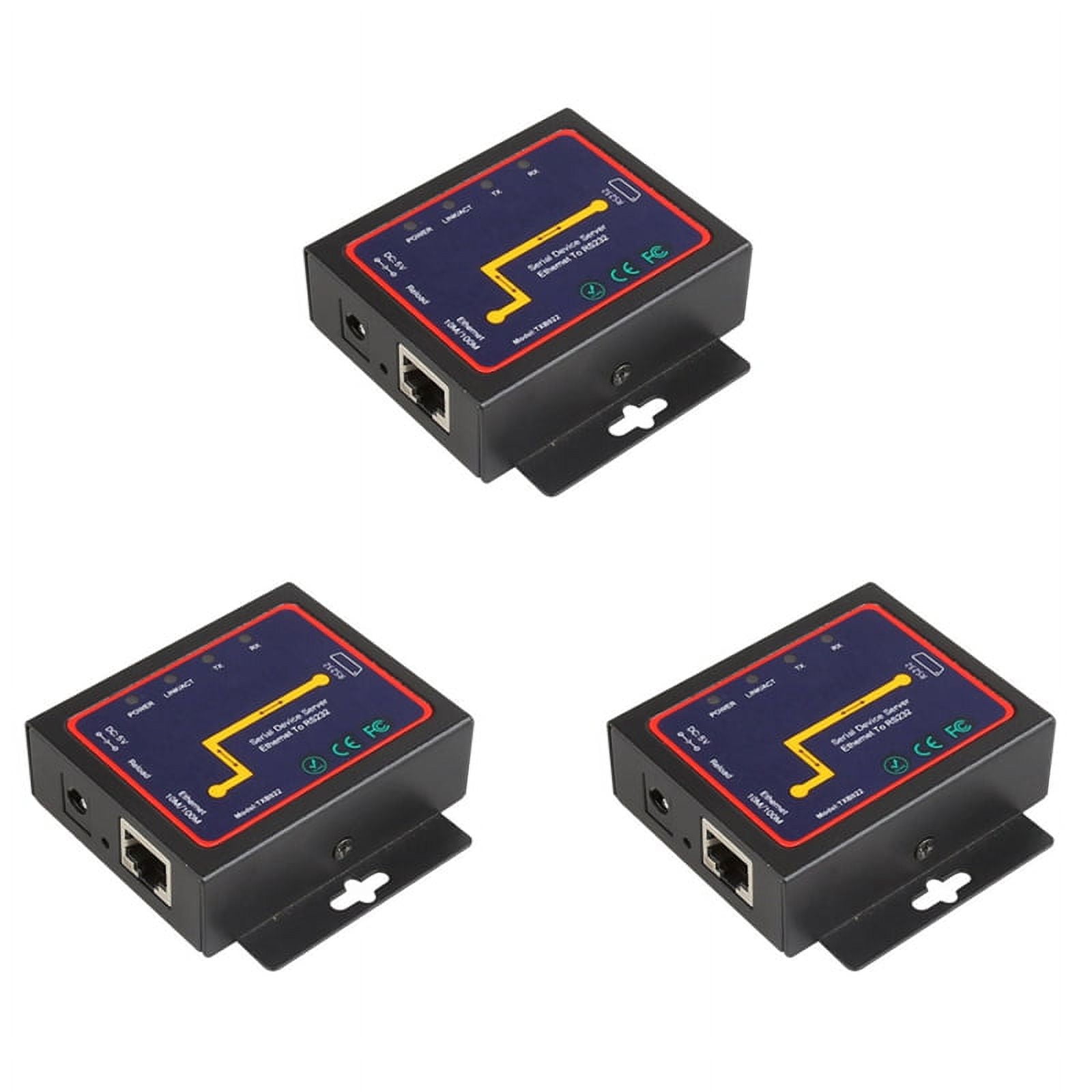 3X Industrial Modbus Serial RS232 RS485 RS422 to Ethernet Converter ...