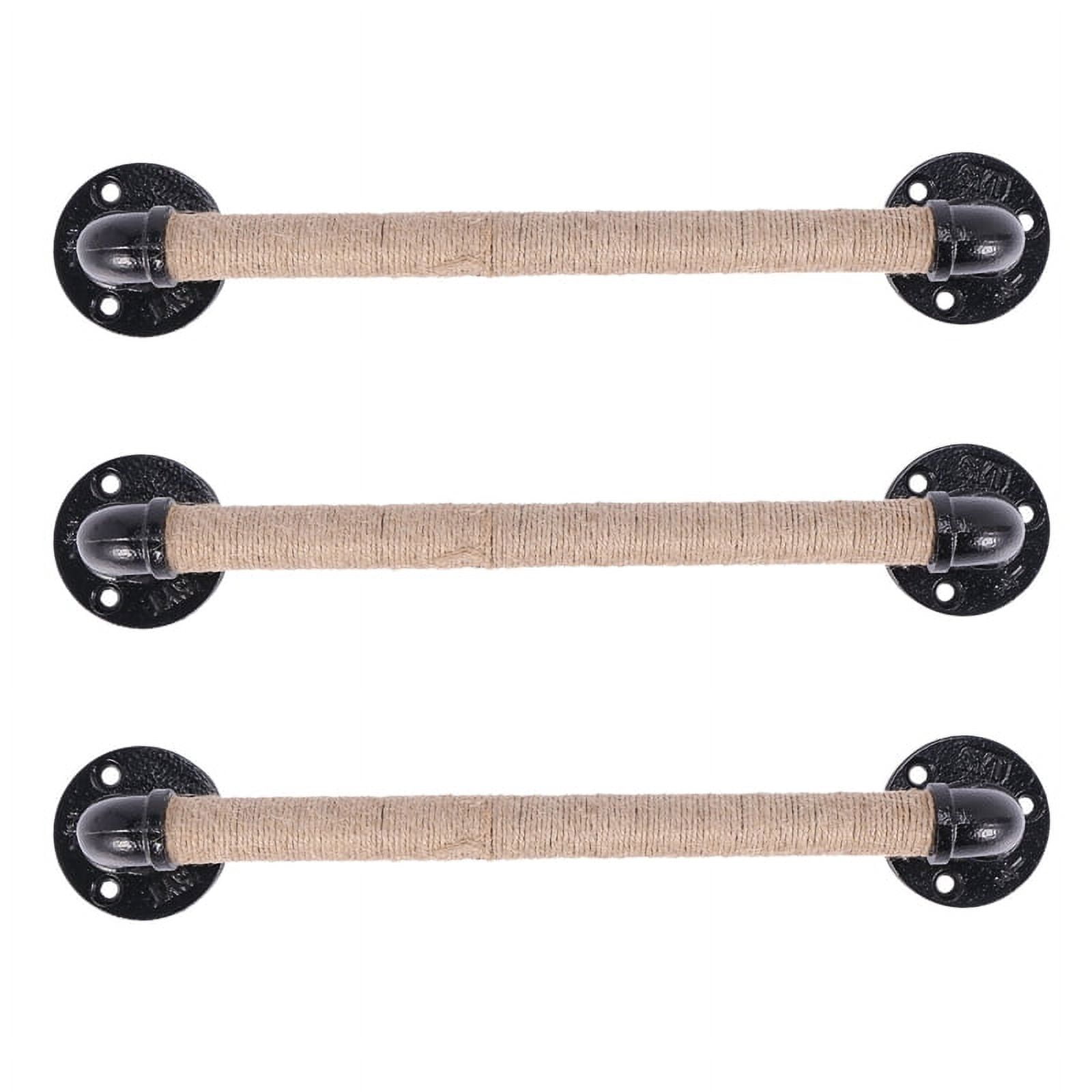 3X Industrial Style Pipe Furniture Handle Barn Sliding Wooden Door ...