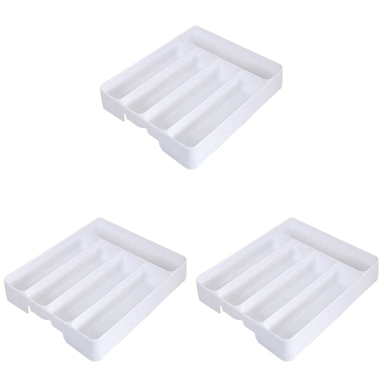 3X Kitchen Drawer Organizer Tray Spoon Cutlery Separation Finishing ...