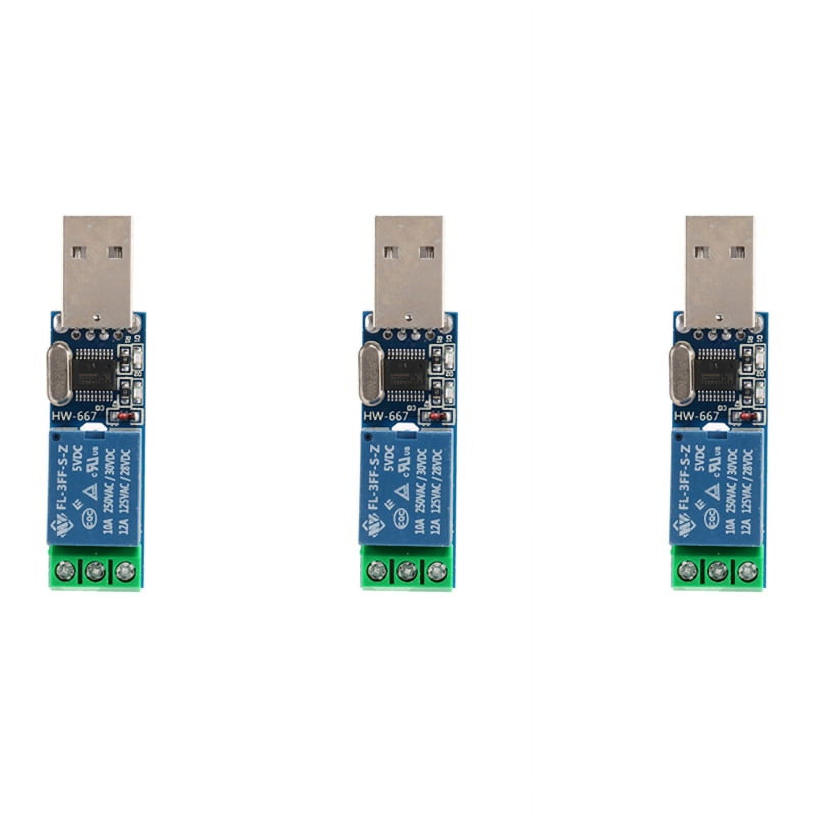 3X LCUS - Type 1 USB Relay Module USB Intelligent Switch Control ...
