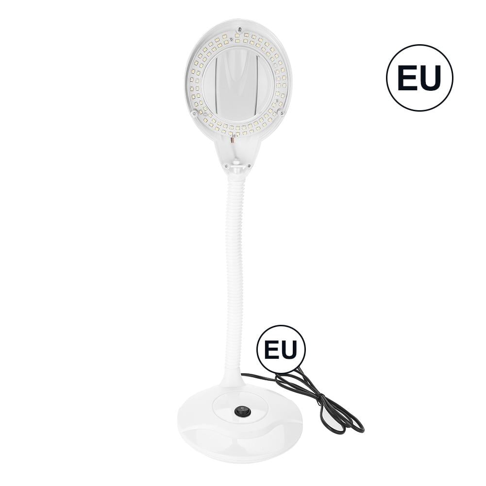 3X LED Cold Light Magnifier Desk Lamp for Precision Tasks Like Eyeliner ...