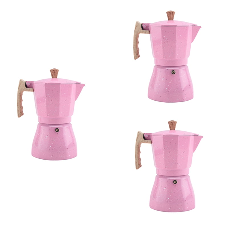 3X Latte Mocha Coffee Maker Italian Moka Espresso Cafeteira Percolator ...