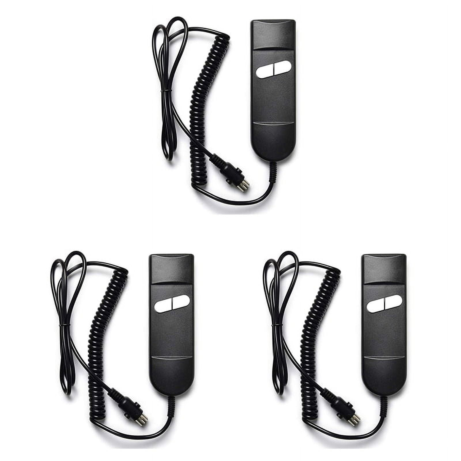 3X Lift Chair Remote Replacement, 5 Pin 2 Button Power Recliner Remote ...