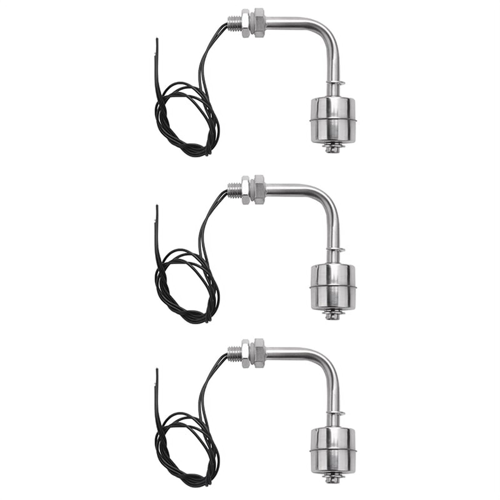 3X Liquid Water Level Stainless Steel Right Angle Floating Switch for ...