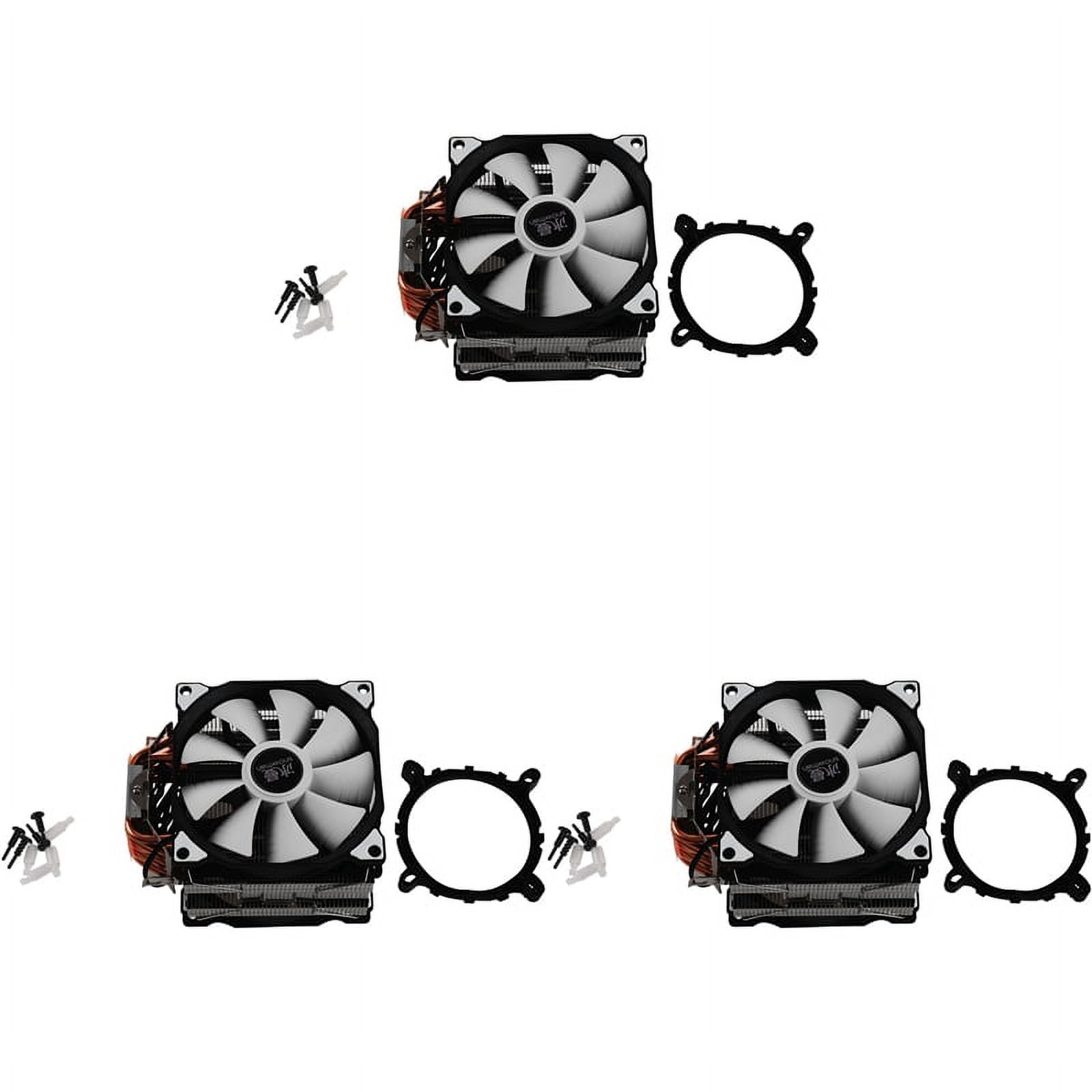 3X M-T6 4PIN CPU 6 Heatpipe Double Fans 12cm Cooling Fan LGA775 1151 ...