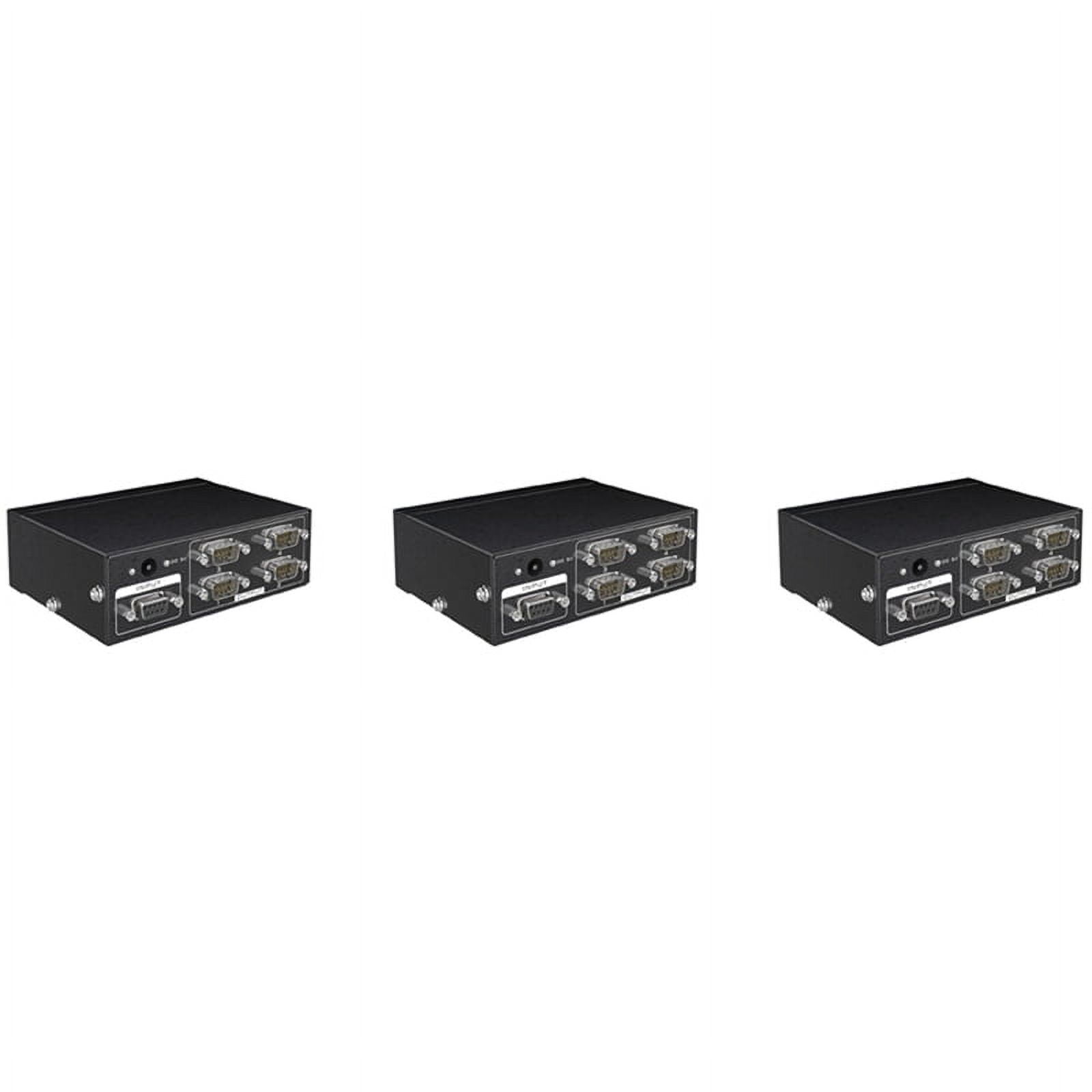 3X MT-RS104 Active Serial RS232 Splitter 1 to 4 RS232 Bi-Direction ...