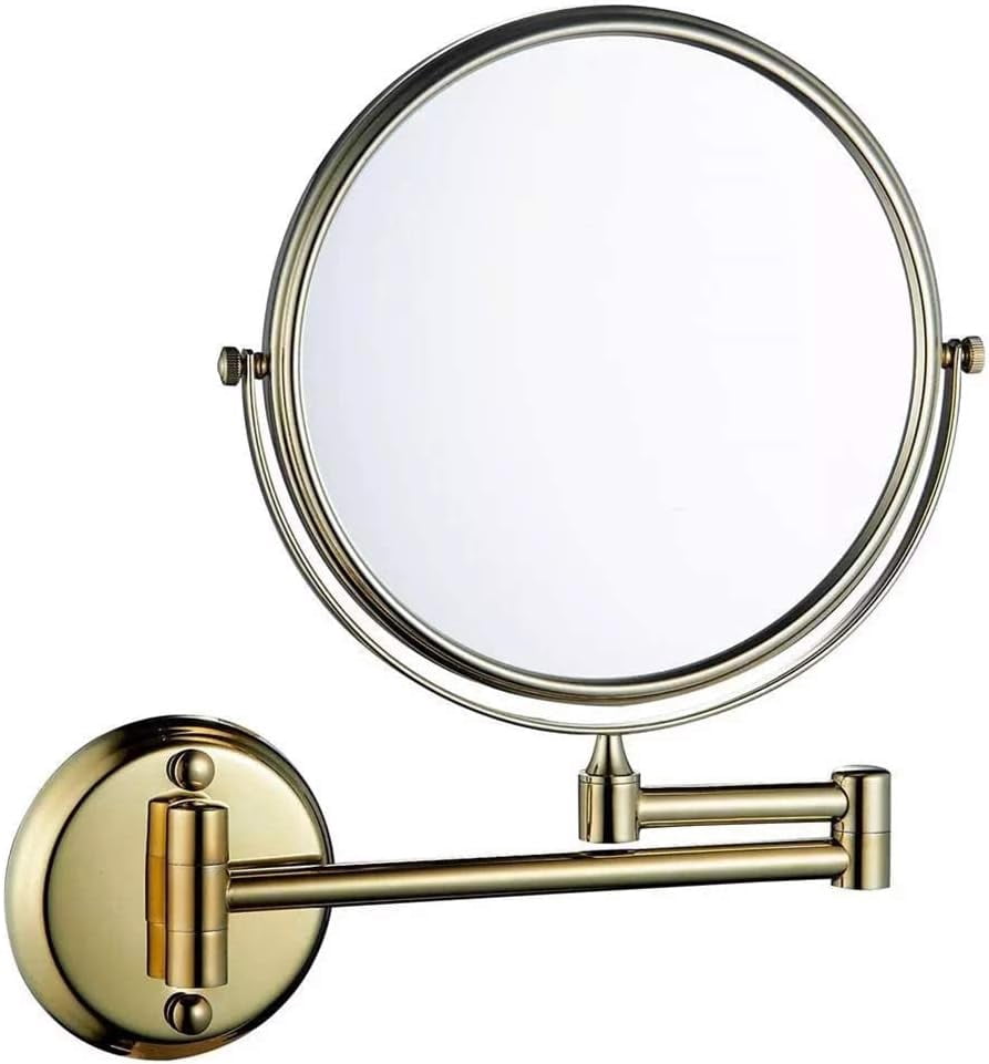 3X Magnifying Wall Mounted Makeup Mirror, Wall Mounted Vanity Cosmetic ...