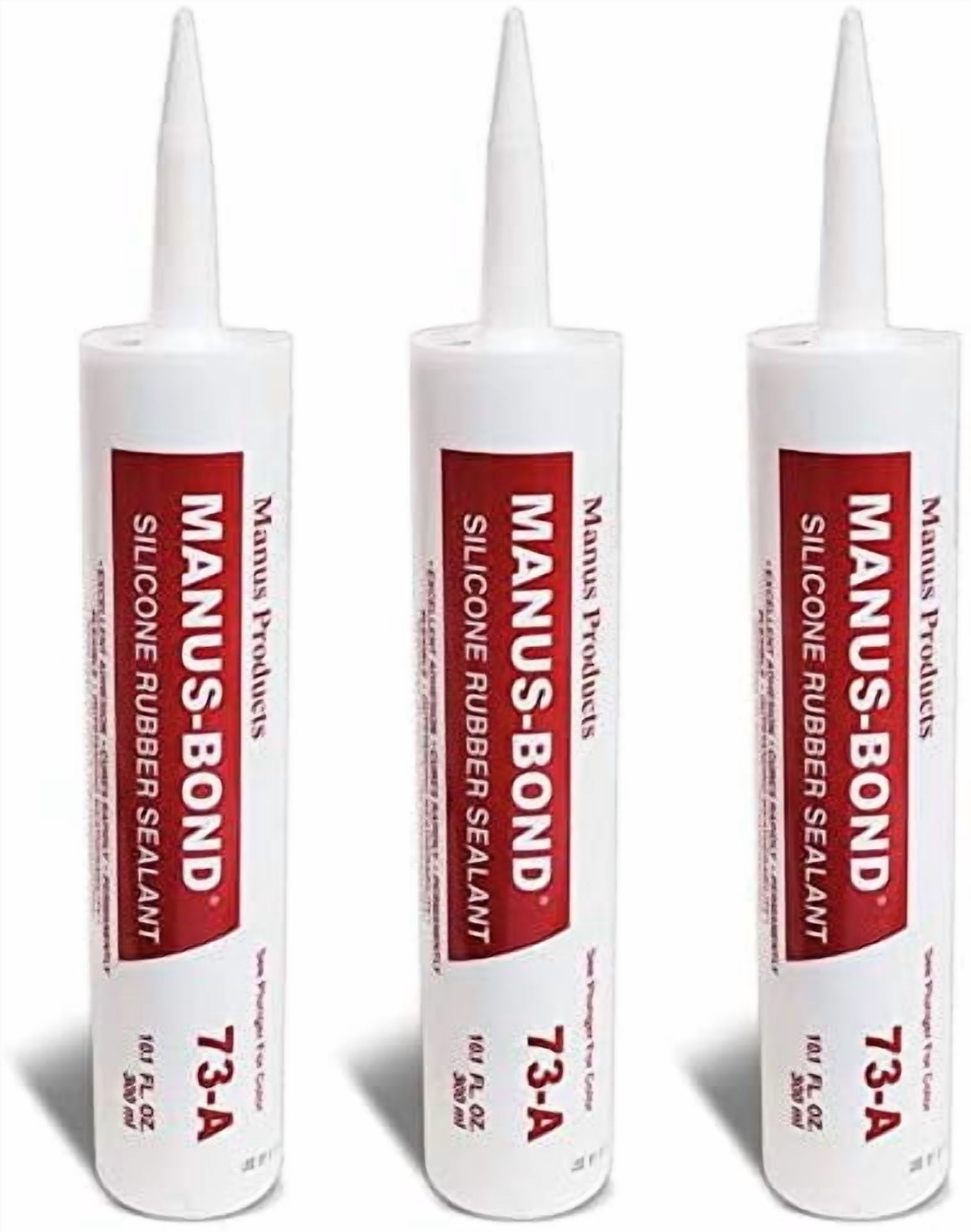 3X Manus-Bond 73-A Fix/Repair Sealant Sealer 300ML Silicone Rubber ...