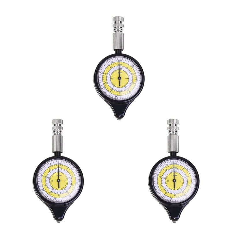 3X Map Measurer Map Rangefinder Odometer Multifunction Compass ...