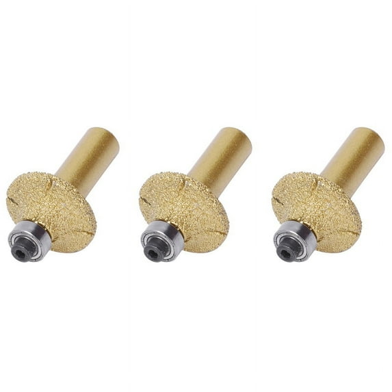 3X Marble 31mm Dia Bullnose Diamond Profile Wheel Router Bit - Walmart.com