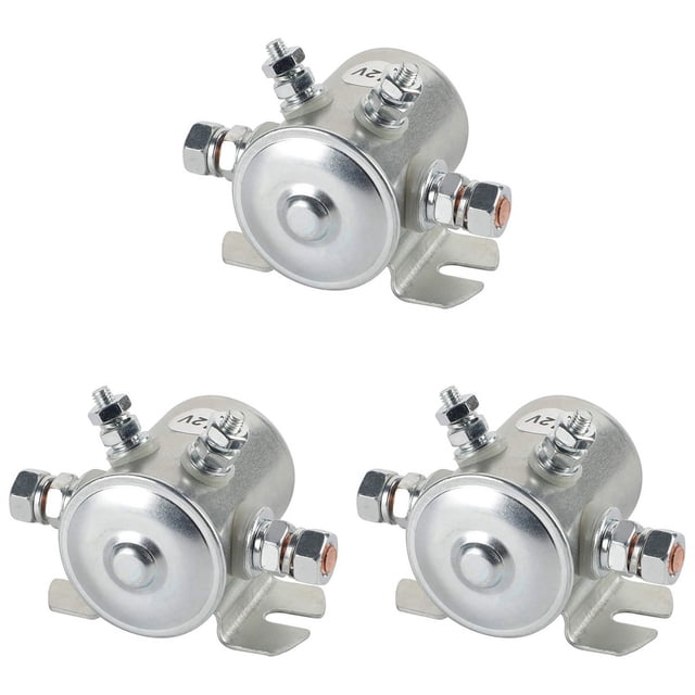3X Max 300A Continuous Duty Solenoid Relay 12V DC Solenoid for Golf ...