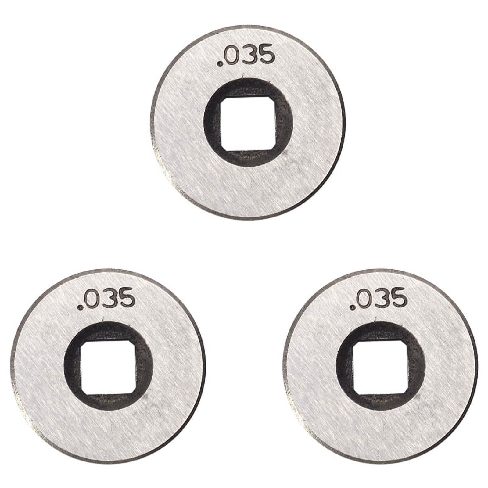 3X Mig Welder Wire Feed Drive Roller Roll Wheel Kit 25mm Diameter 0.8-0 ...