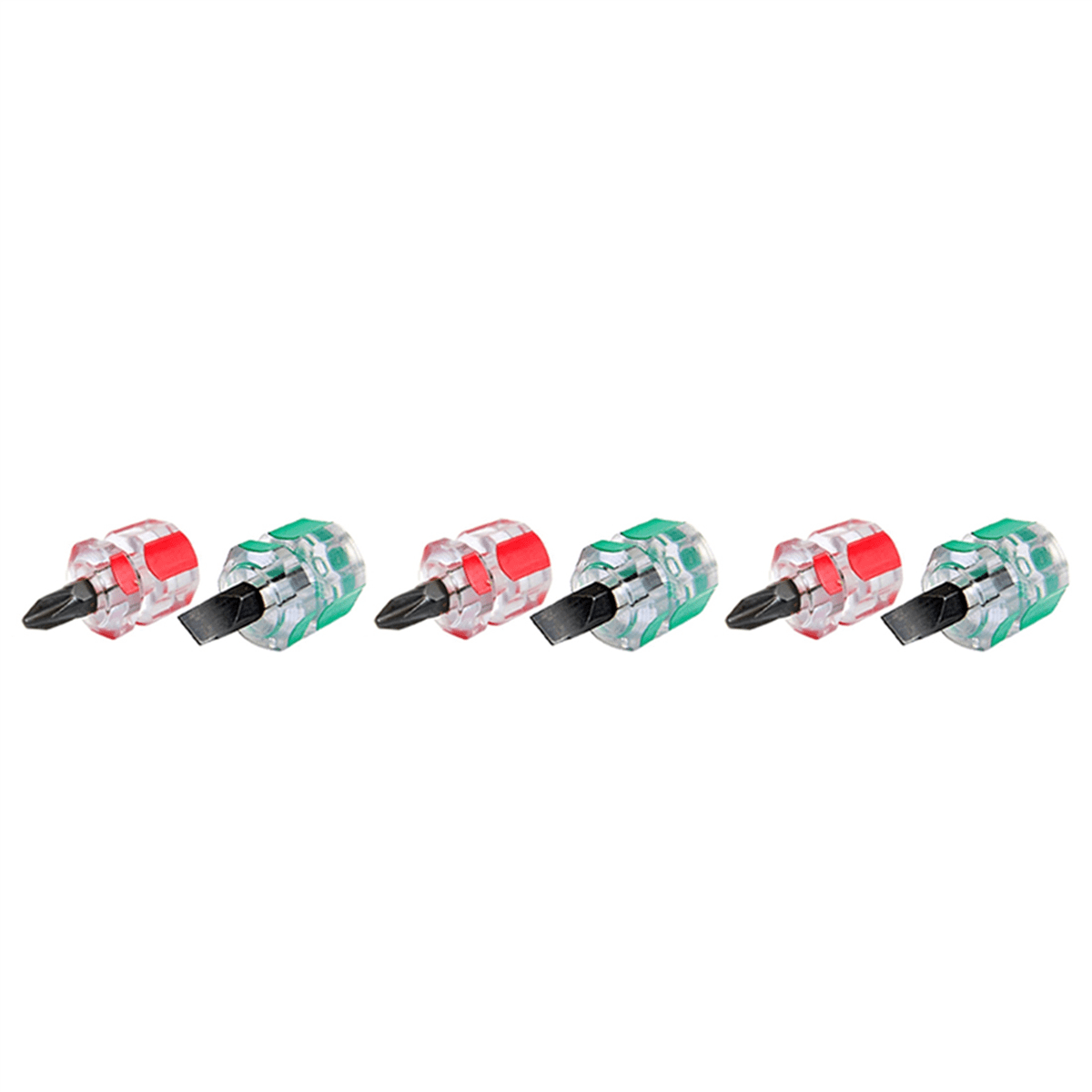 3X Mini Short Stubby Slotted Screwdriver Set - Walmart.com
