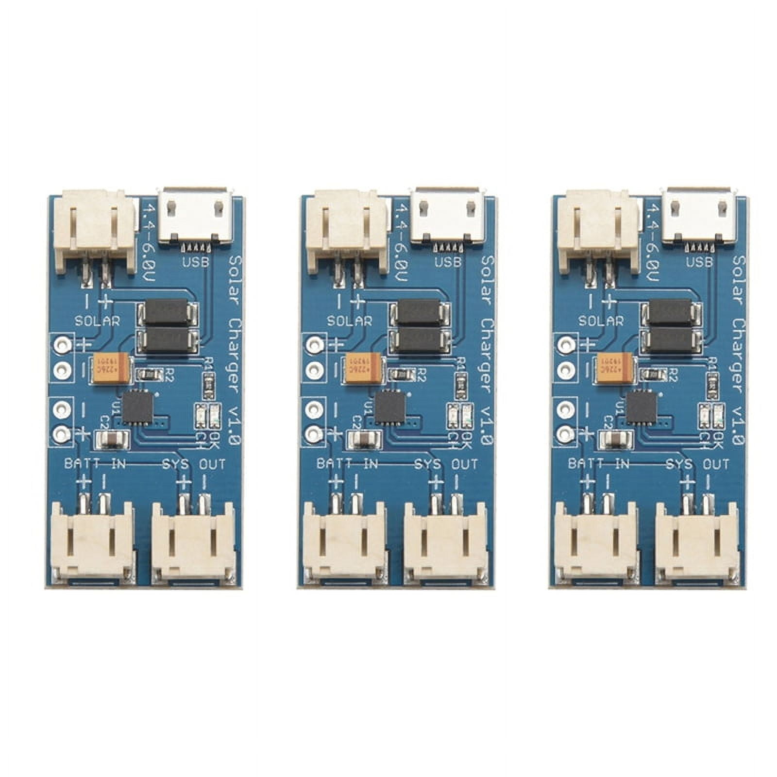 3X Mini Solar Lipo Charger Board CN3065 Lithium Battery Charger Board ...