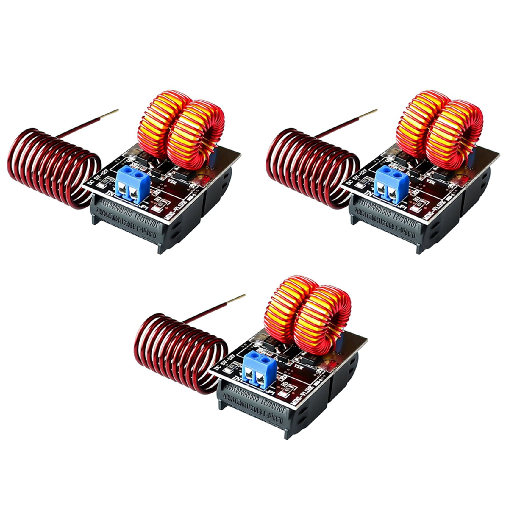 3X Mini ZVS Heating Machine 120W High Frequency Induction Heating Board ...