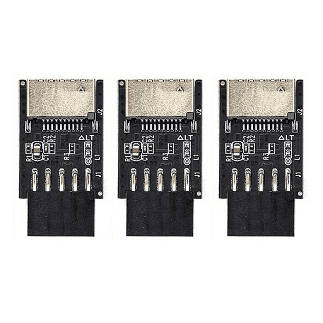 3X Motherboard USB2.0 9Pin to TYPE-C A-KEY Front Connector Converter ...