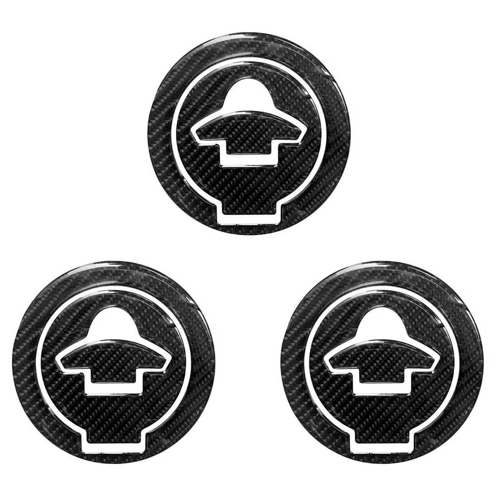 3X Motorcycle Carbon Fiber Fuel Tank Cover Sticker Decal for YZF-R3 R25 ...
