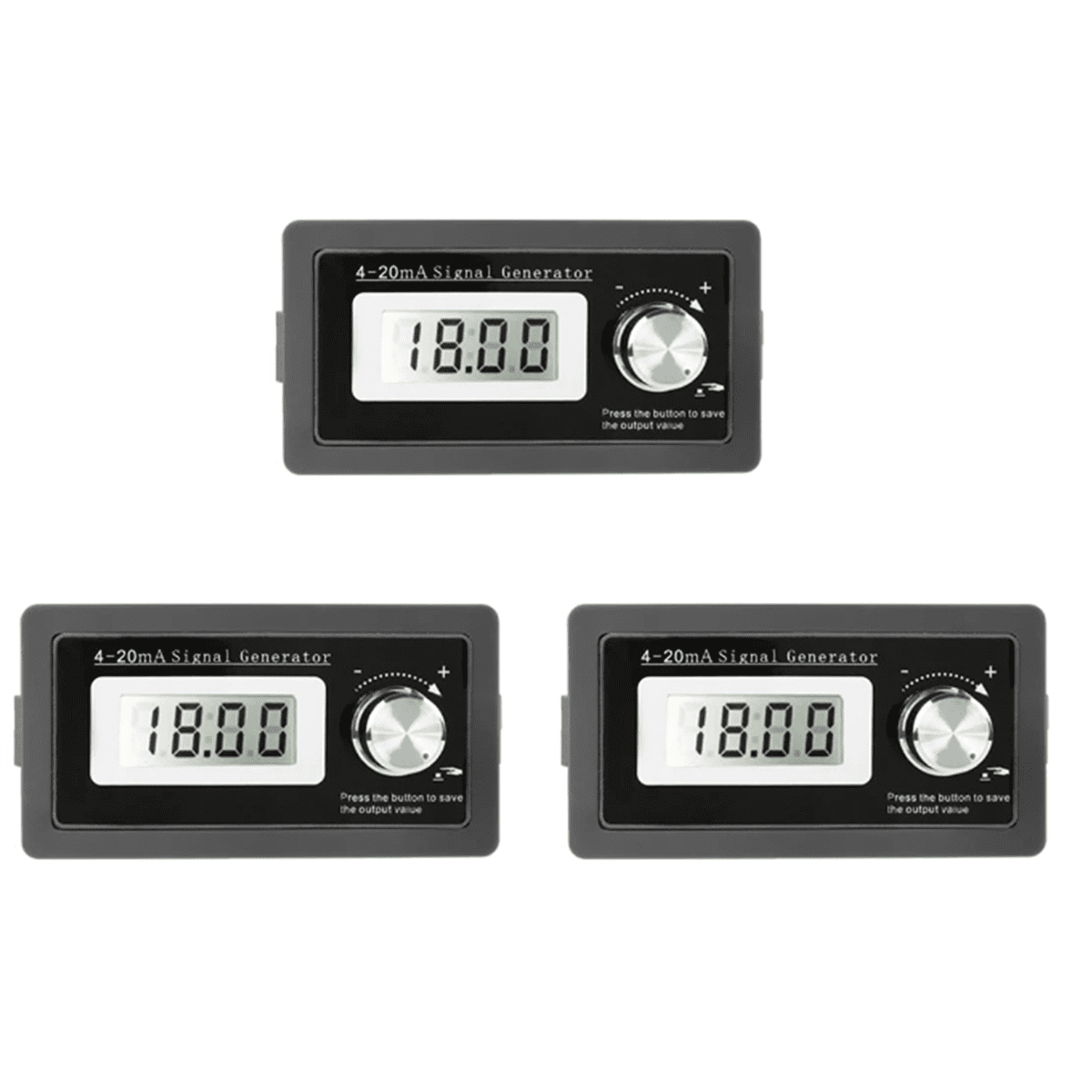 3X New 2-Wire 4-20MA Current Signal Generator Panel-Mounted Current ...