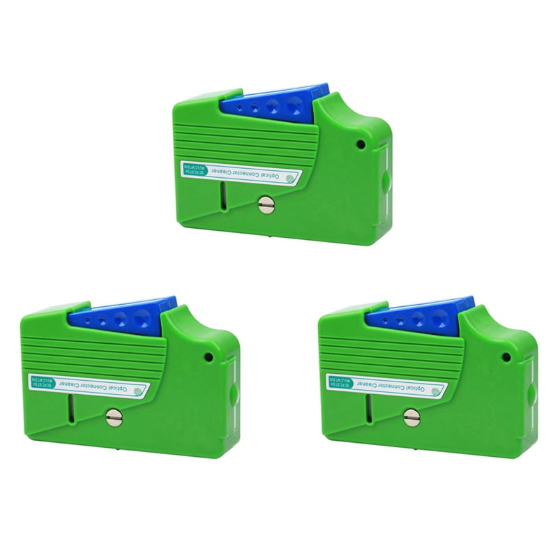 3X Optical Fiber Connector Cleaner KCC-55 Fiber Conector Cleaning Box ...
