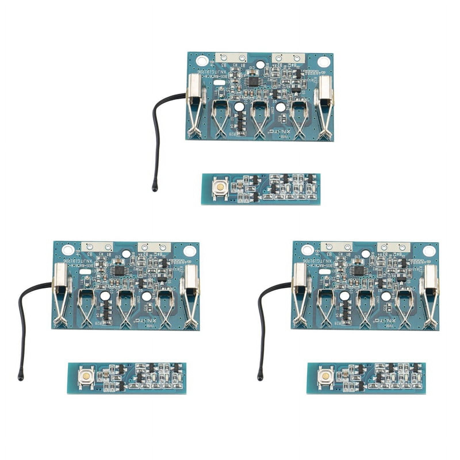3X PCB Circuit Board for 18V Ion Battery Voltage Detection Protection ...